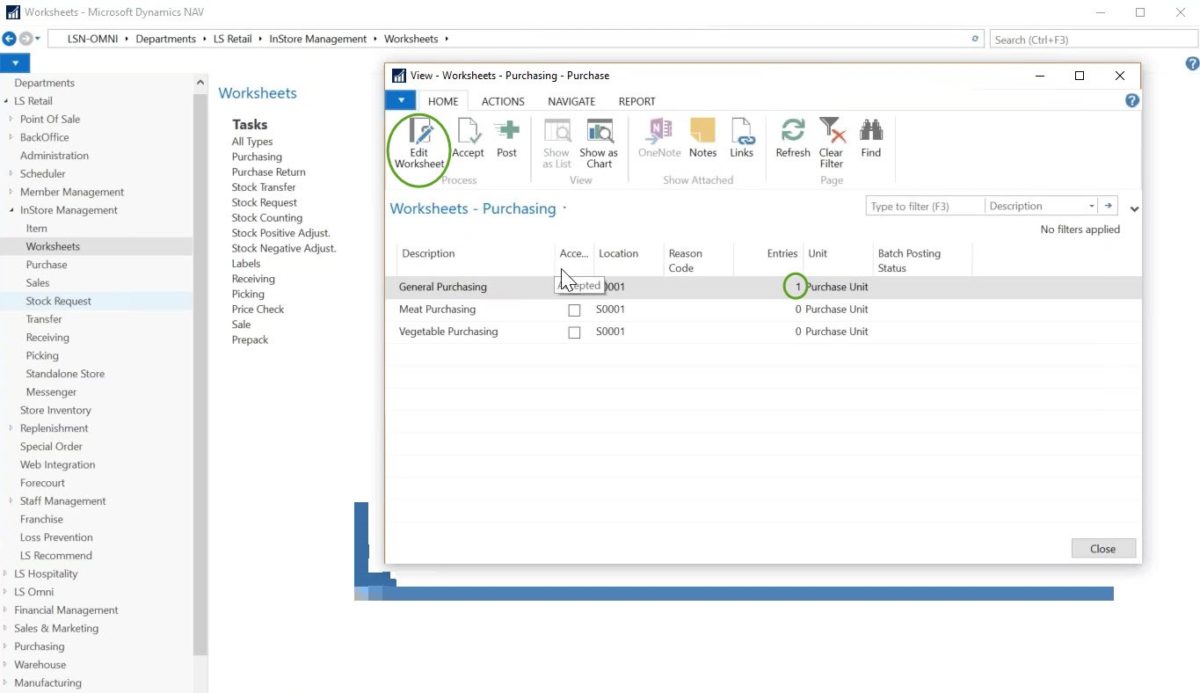 Create a PO and Receive with LS Mobile Inventory App | Navisiontech, Inc