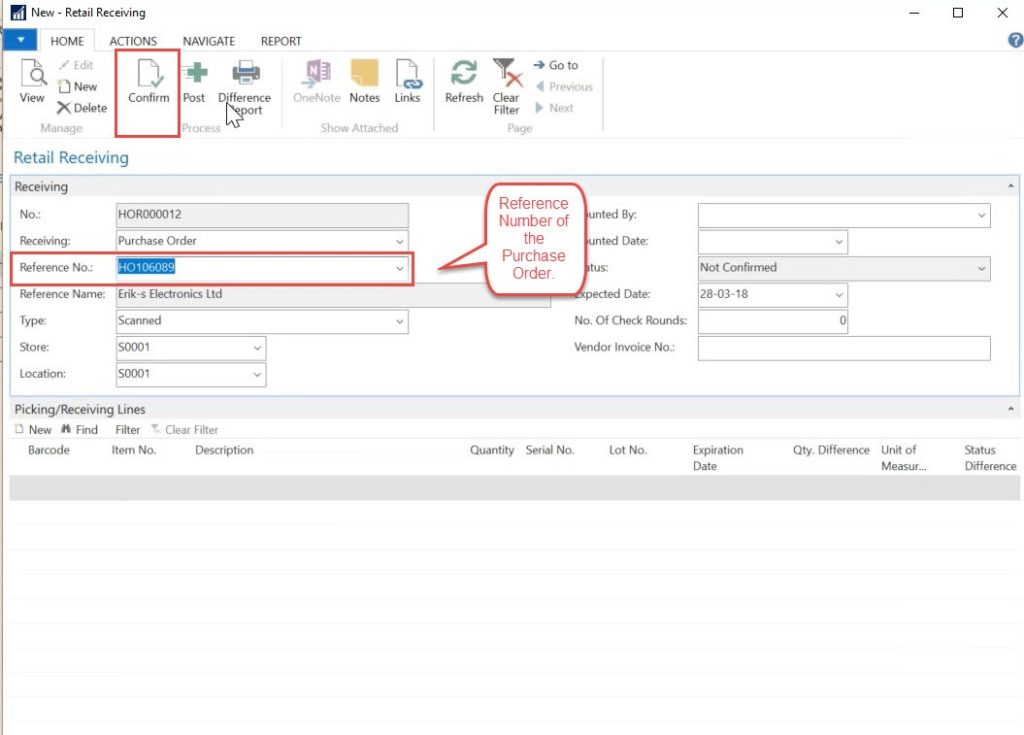 Create a PO and Receive with LS Mobile Inventory App | Navisiontech, Inc