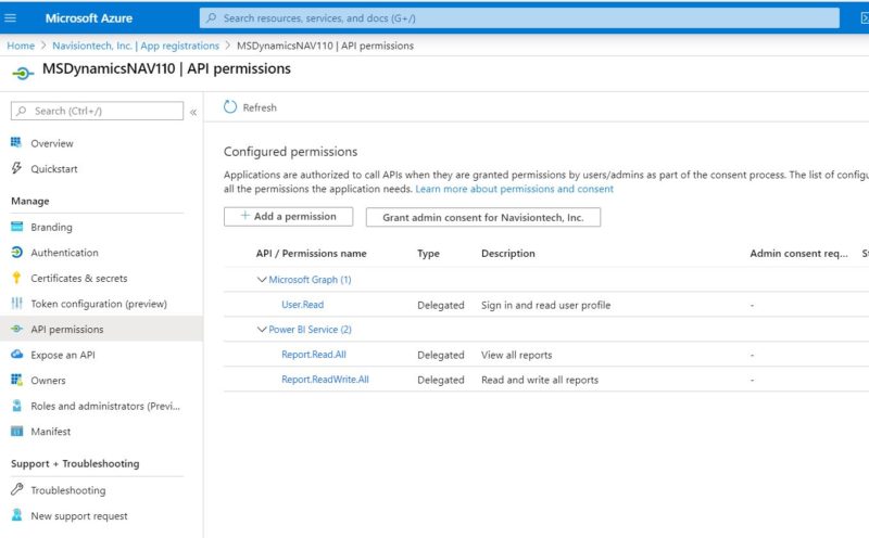 Configure Dynamics NAV 2018 with Power BI | Navisiontech, Inc Configure Dynamics NAV 2018 with Power BI | Navisiontech, Inc