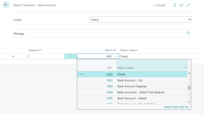 Check Printing in Dynamics 365 Business Central | Navisiontech, Inc