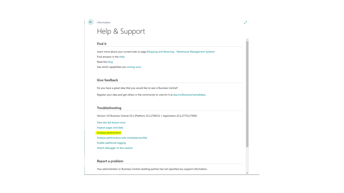 Performance Profiler in Business Central | Navisiontech, Inc