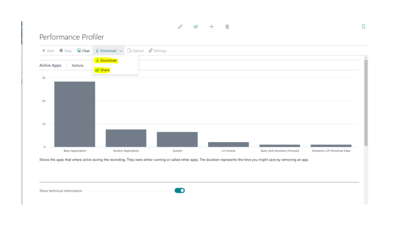 Performance Profiler in Business Central | Navisiontech, Inc
