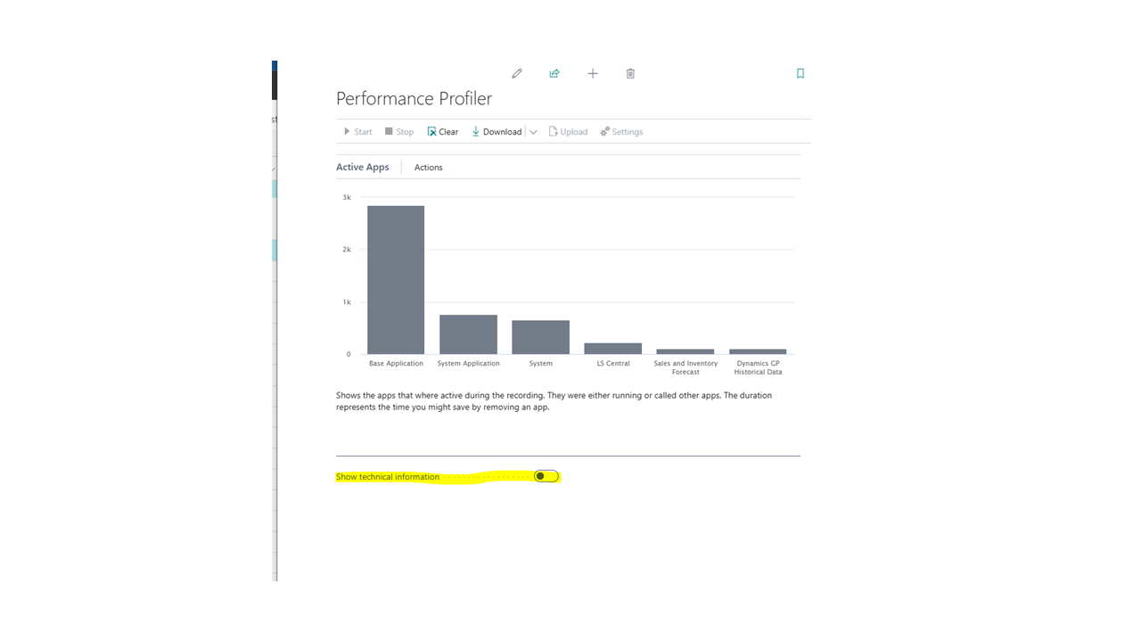Performance Profiler in Business Central | Navisiontech, Inc